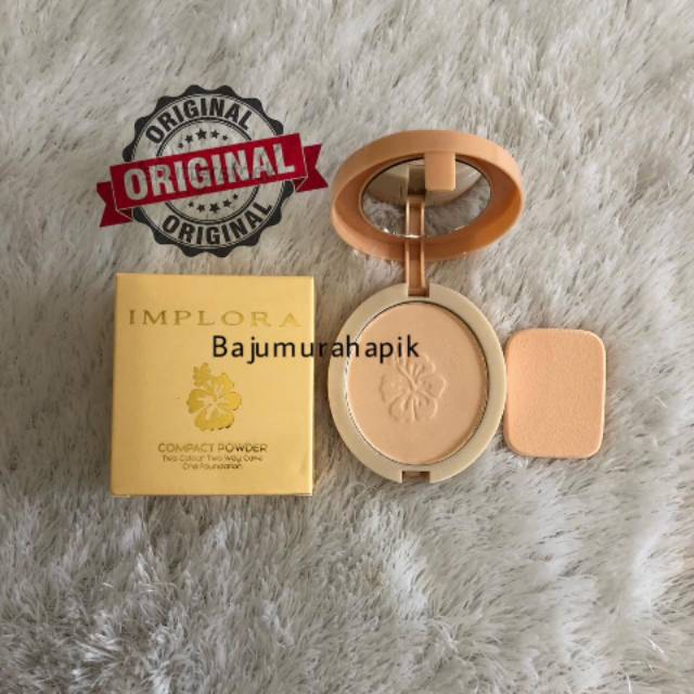 Jual Implora Bedak Compact 3in1 Sueluttu Powder Cake | Shopee Indonesia