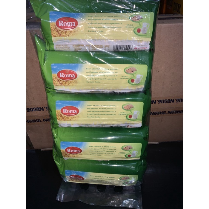 Jual Wafer-Biskuit- Biskuit Roma Sari Gandum Roll 149 Gram -Biskuit ...