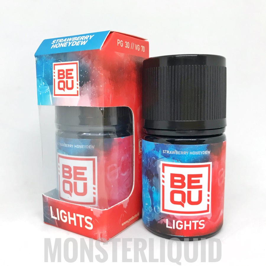 Jual BEQU LIGHTS STRAWBERRY HONEYDEW BY PODA FVS RAYS 3MG 60ML BEKU ...
