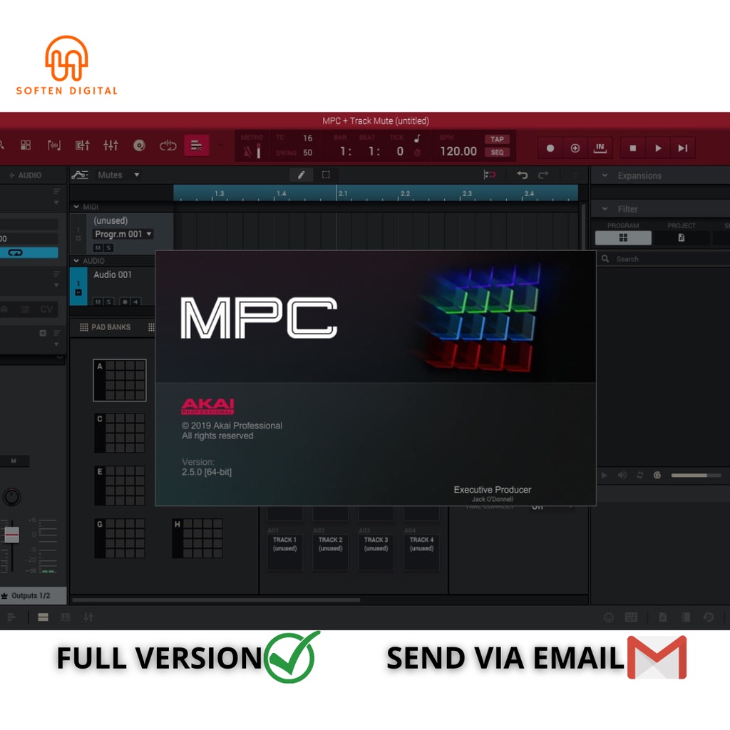 Jual AKAI MPC 1 Software and EXPANSIONS record each track as an MPC drum program - windows ...