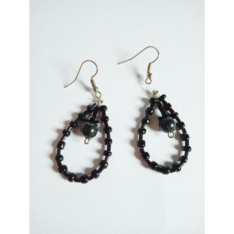 Jual Anting Gantung Bulat Hitam | Shopee Indonesia