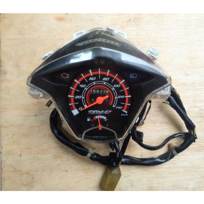 Jual Speedometer Spedo Spido Kilometer Honda Beat FI Injeksi ESP Stater Halus 2015 2016 Assy ...