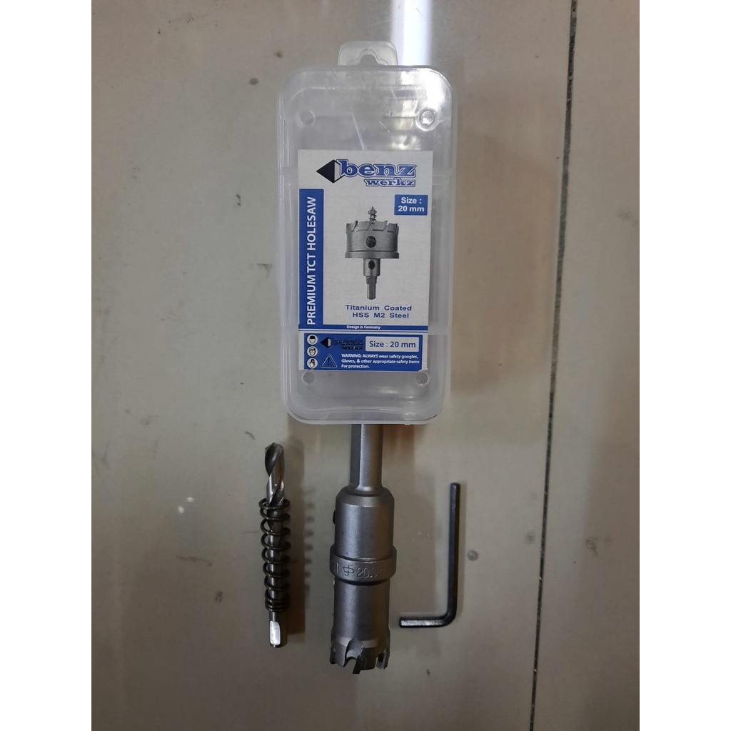 Jual Hole Saw TCT BENZ WERKZ HoleSaw Carbide TCT untuk Stailess baja ...