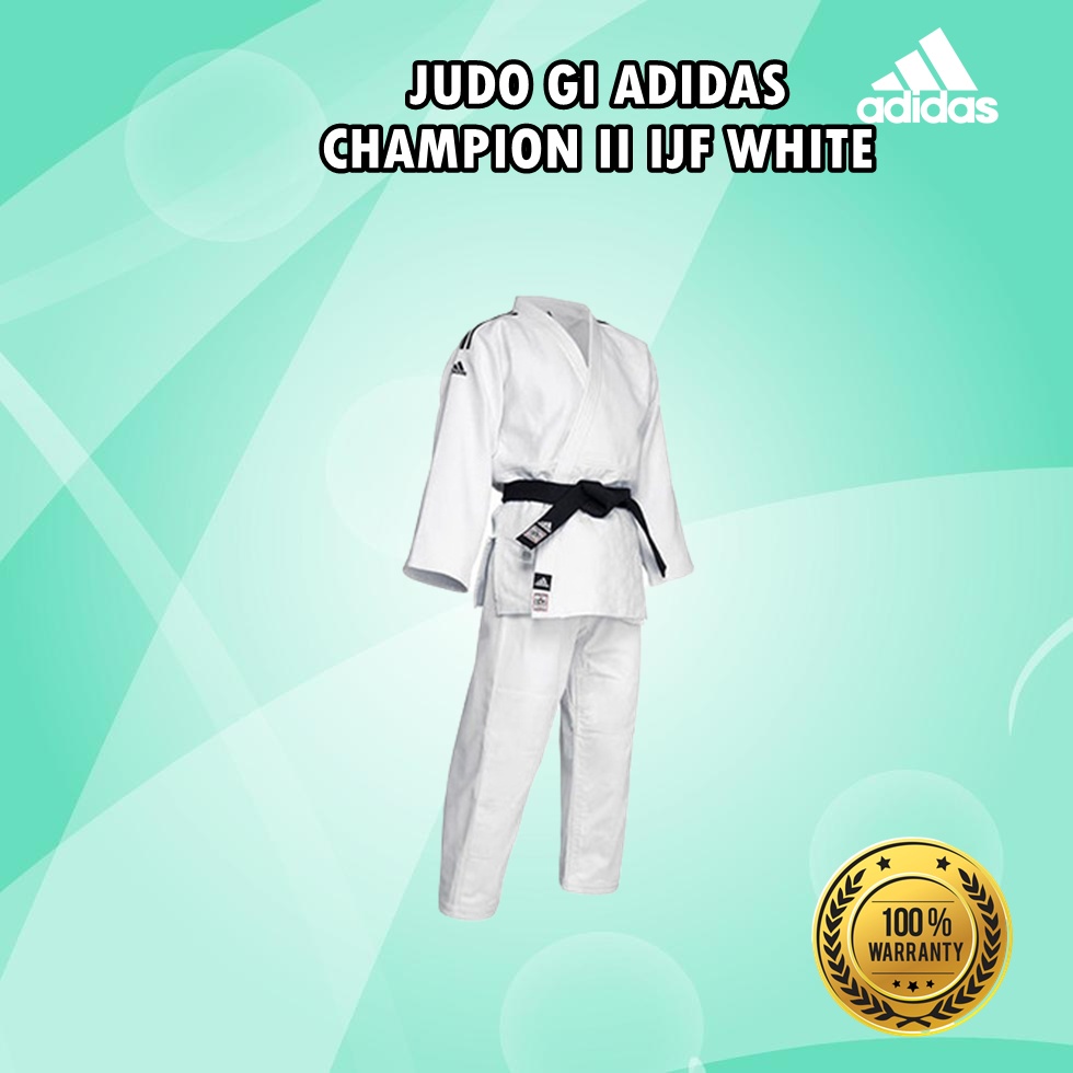 Jual SERAGAM JUDO ADIDAS CHAMPION II IJF | Shopee Indonesia