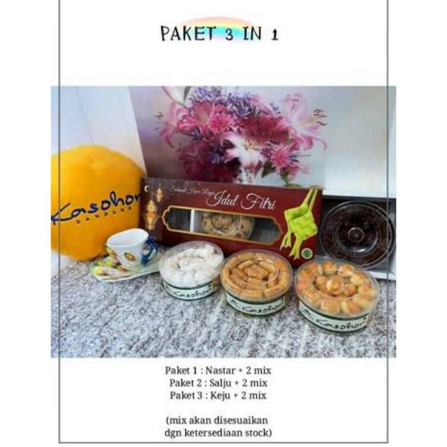 Jual Kasohor kue kering paket lebaran | Shopee Indonesia