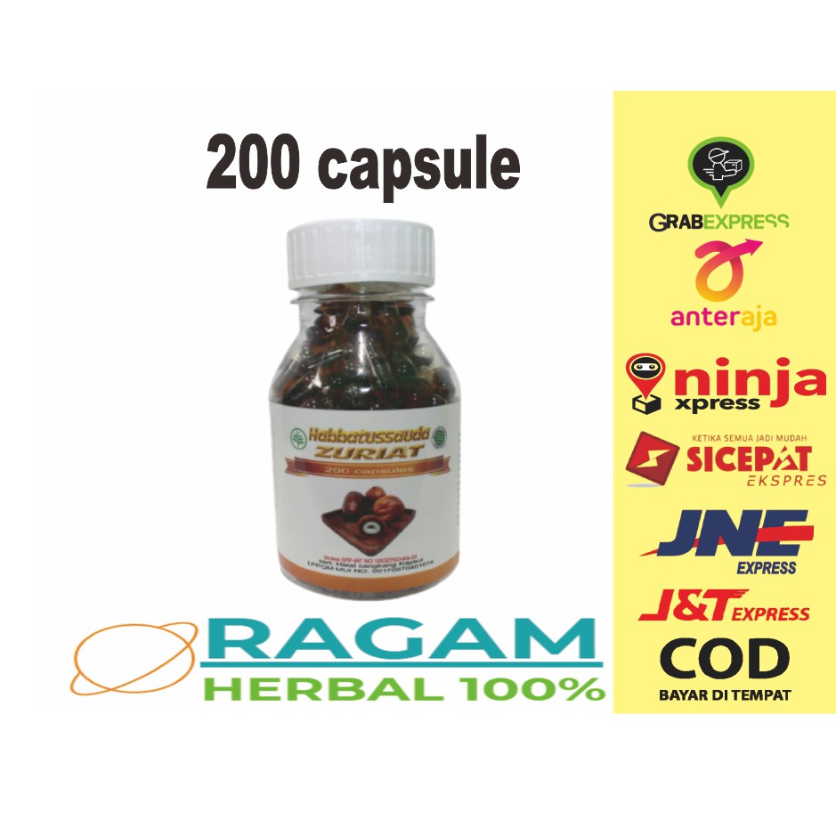 Jual habbatussauda promil isi 200 kapsul | Shopee Indonesia