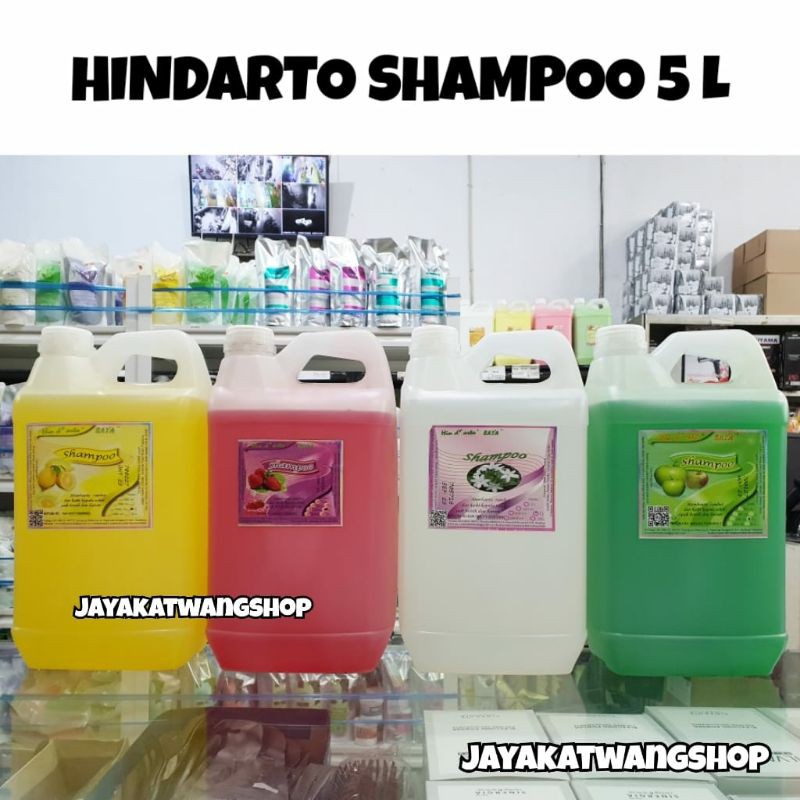 Jual HINDARTO SHAMPOO 5 LITER (5000mL) JERIGEN | Shampo Salon | Shopee ...