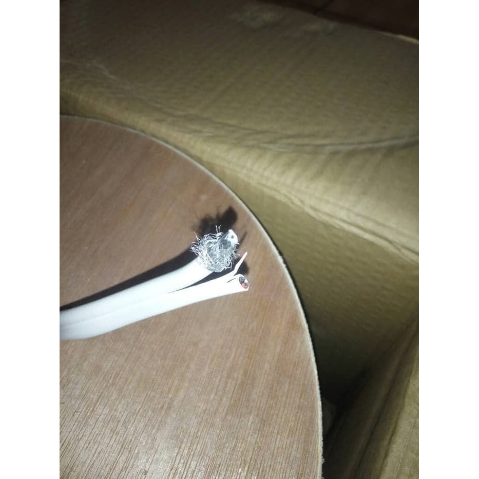 Jual Kabel LS Coaxial Cable CCTV RG59 + Power LS by LG 1 roll NEW White ...
