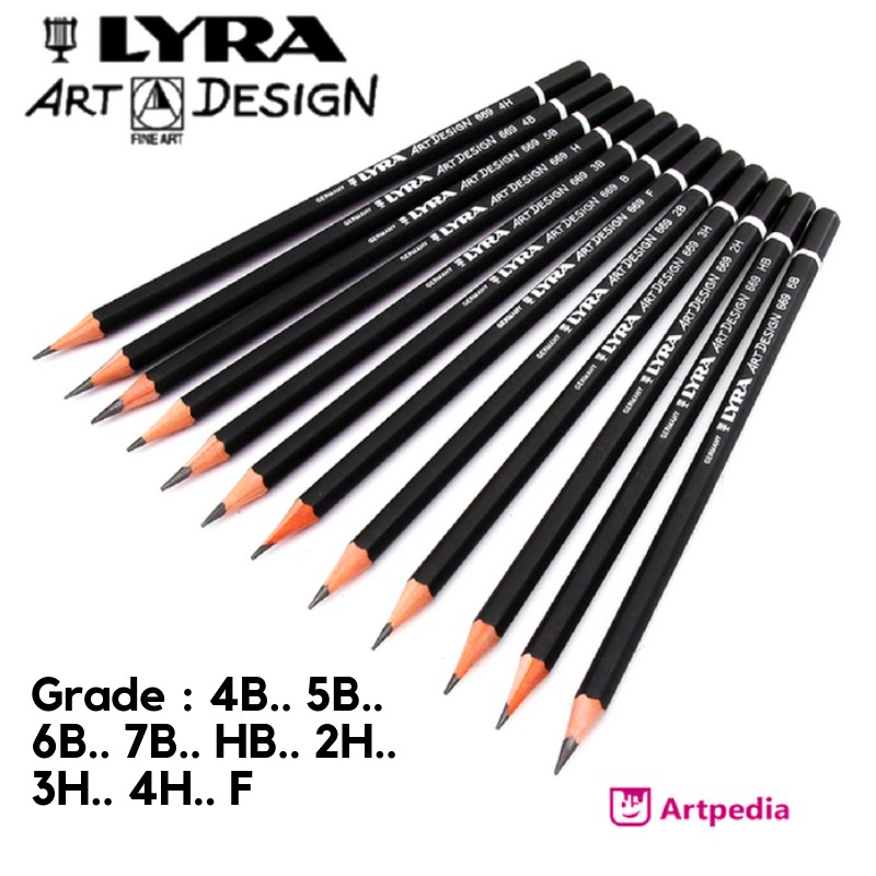 Jual LYRA Art Design Graphite Pencil - Satuan (Pensil Lyra) | Shopee ...