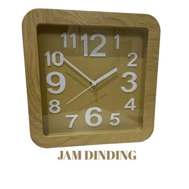 Jual JAM DINGDING 30CM MODEL KOTAK KK22993 ELEGANT CLASIC jam dingding ...