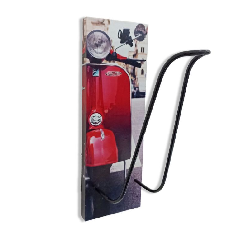 Jual Gantungan Hanger Rak Gantung Helm Helem Helmet Dinding Besi Motif ...