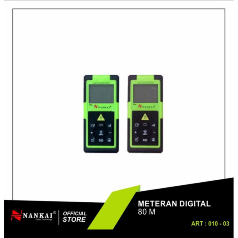 Jual Meteran Digital Laser 80 meter Nankai | Shopee Indonesia