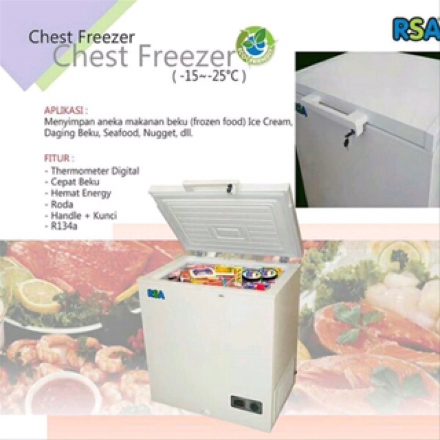 Jual RSA Freezer Box CF-210 200 Liter ( Khusus Sidoarjo Surabaya Gersik ...