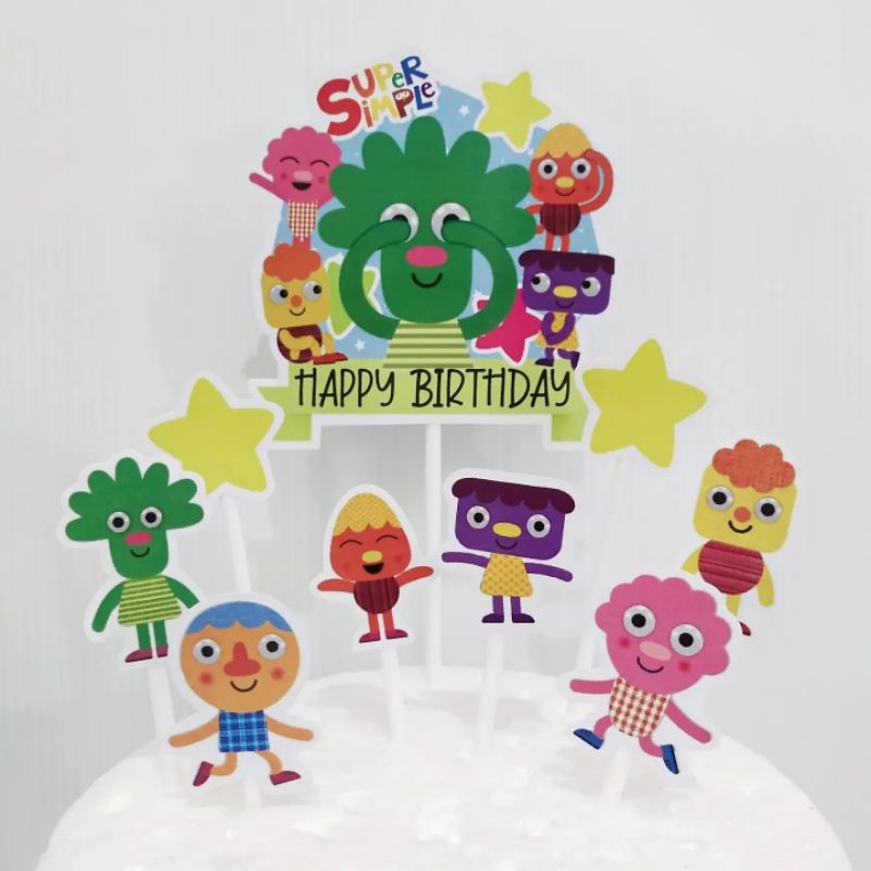Jual Cake Topper Super Simple Song Shopee Indonesia