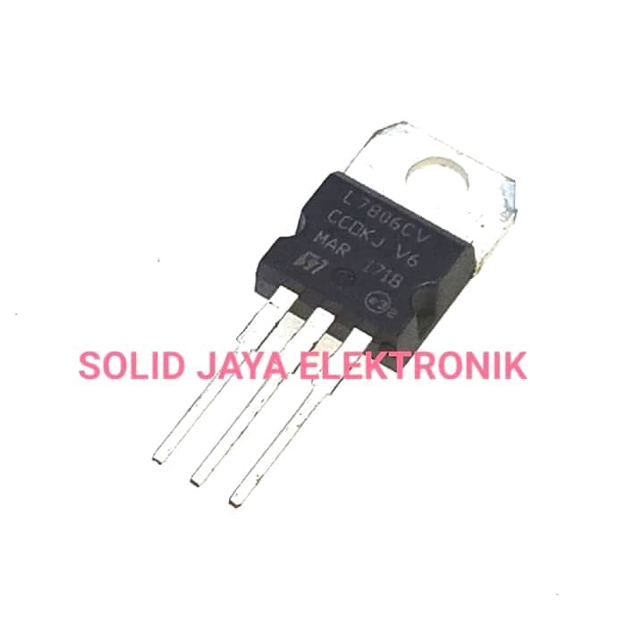 Jual TRANSISTOR REGULATOR 7806 L7806 LM 7806 CV TR IC PSU REGULATOR ...