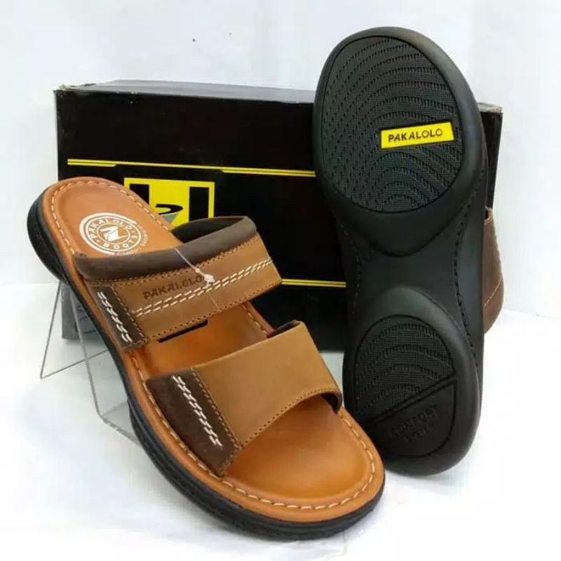 Jual Sandal Kulit Pria Pakalolo N 0875 Original | Shopee Indonesia