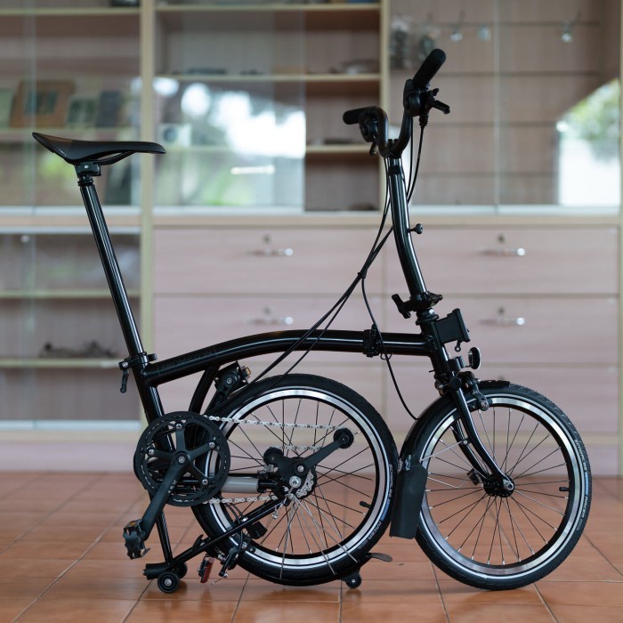 Jual Brompton C Line M6L Black Edition Explore Mid Rise | Shopee Indonesia