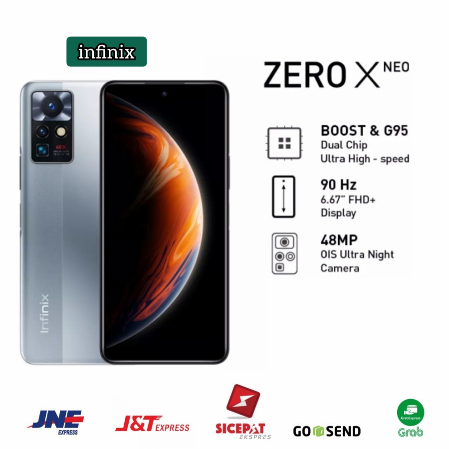 Jual Infinix Zero X Neo 8 128 Garansi Resmi Setahun Helio G95 Shopee