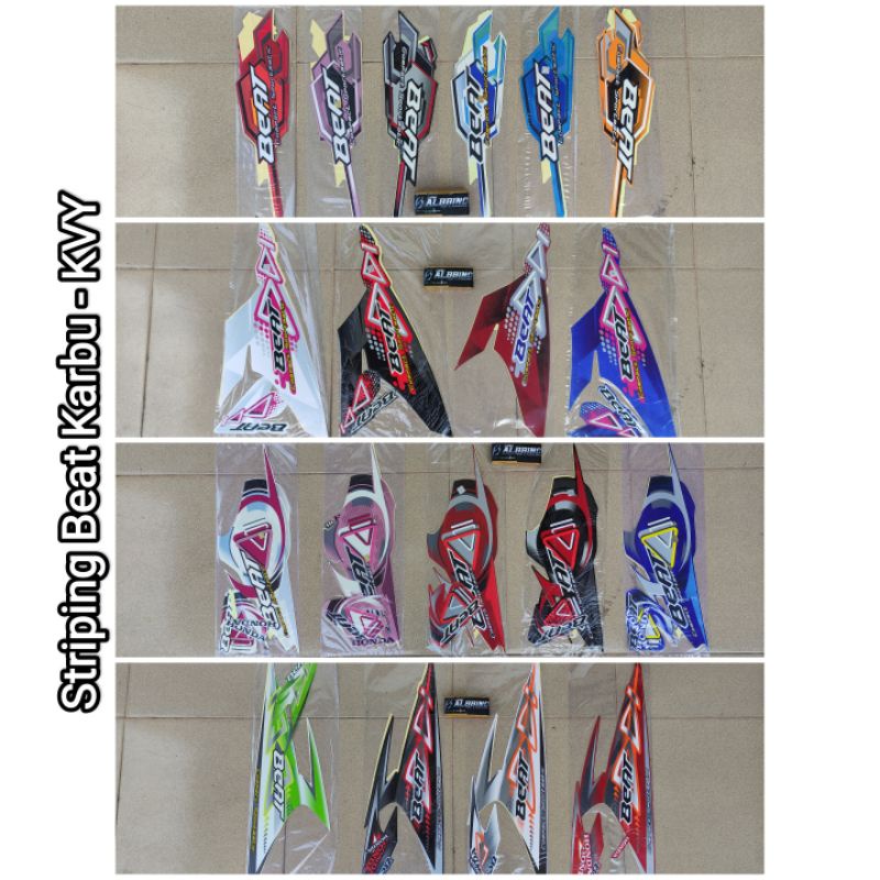 Jual Striping BEAT KARBU KVY Stiker Beat Lama 2007 2008 2009 2010 2011 ...