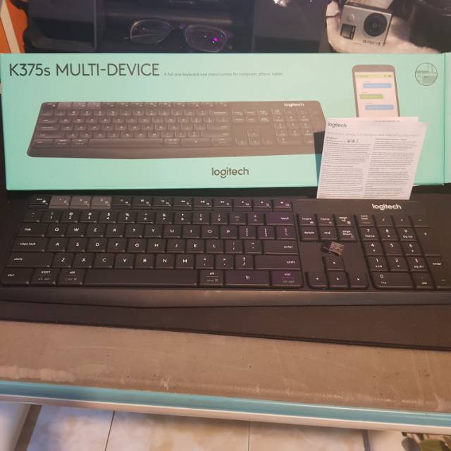 Jual Keyboard LOGITECH K375S Multi Devices Wireless Keyboard | Shopee ...