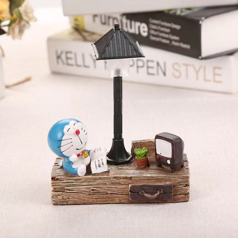 Jual Lampu Hias Kamar Tidur New Creative Resin Cartoon Totoro /Doraemon ...