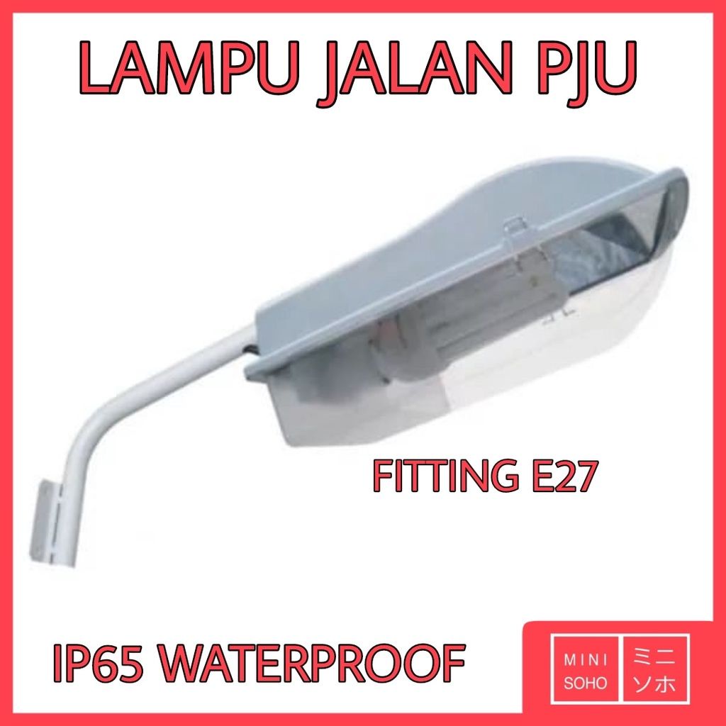 Jual Kap lampu Penerangan Jalan PJU Waterproof outdoor fitting E27 | Shopee Indonesia