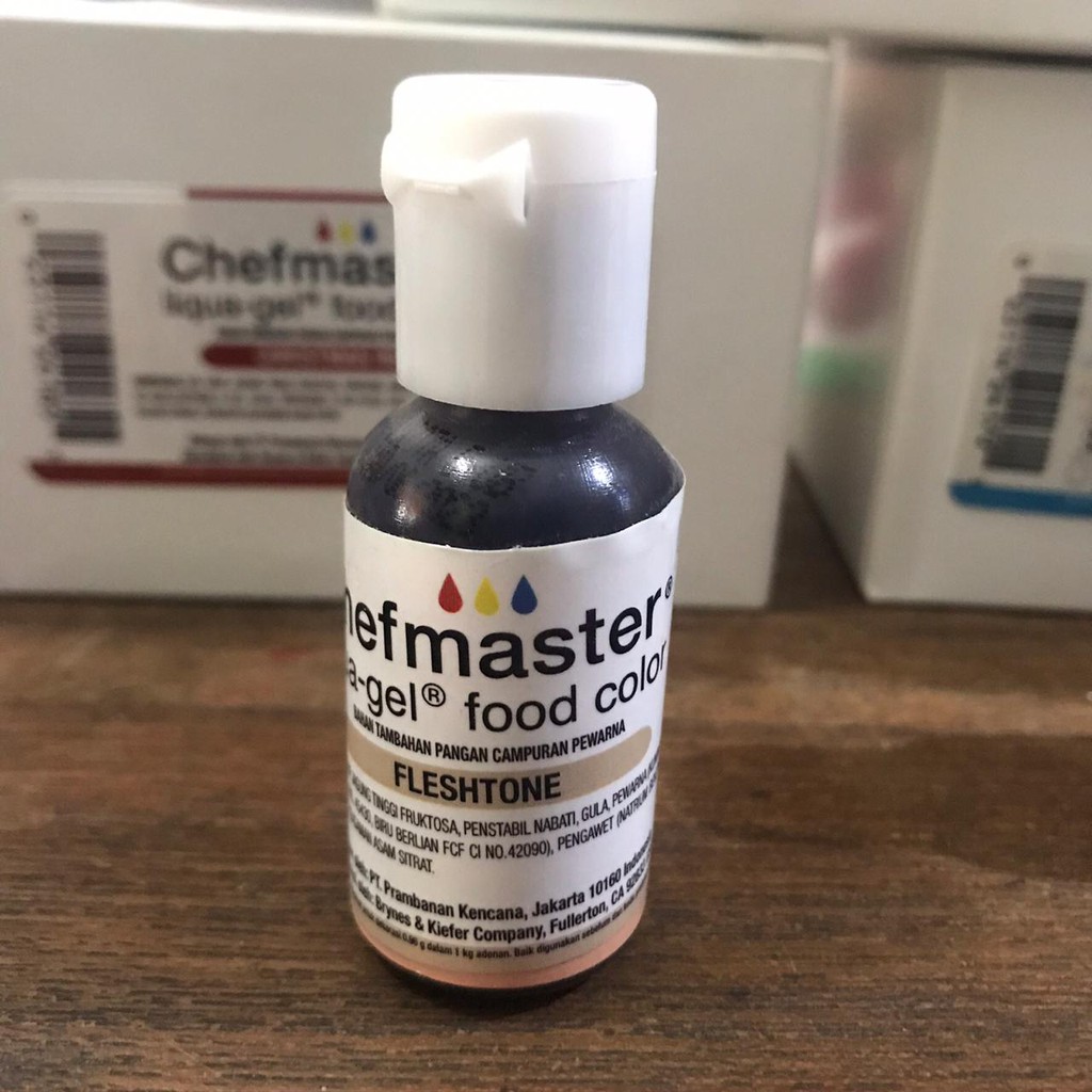 Jual Pewarna Makanan Gel ( FleshTone ) - Chefmaster Liqua-Gel Food ...