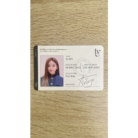 Jual Ive yujin eleven ID CARD , Baca deskripsi! | Shopee Indonesia