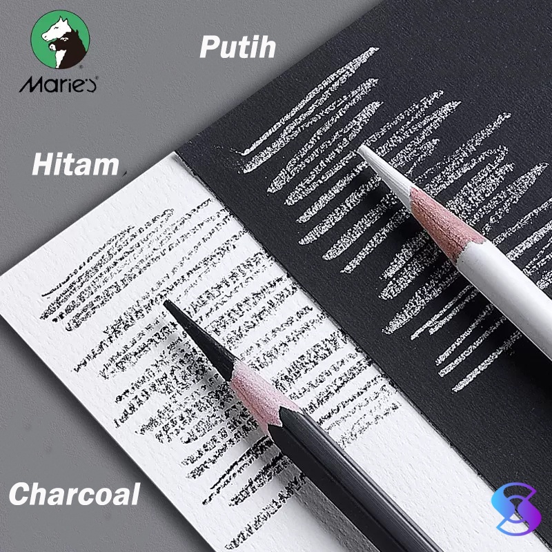 Jual Maries Charcoal Pencil Sketch Pensil Sketsa arang seni rupa ...