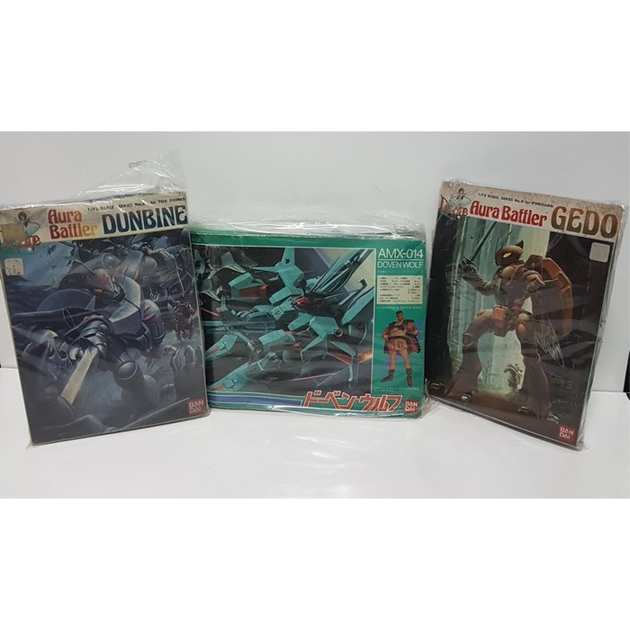 Jual [BANDAI] 3 GuNDaM No BoX- 2 GuNDaM AuRa BaTTLeR & AMX-014 Doven ...