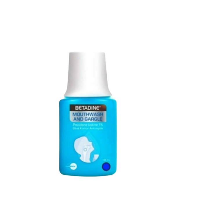 Jual BETADINE MOUTHWASH AND GARGLE OBAT KUMUR ANTISEPTIK 100ML | Shopee Indonesia