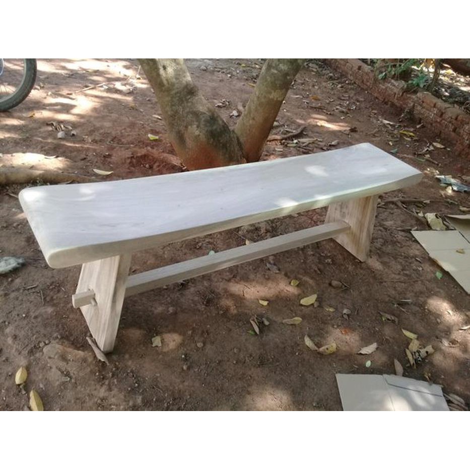 Jual Kursi Bangku Dingklik Stool Panjang Kayu Meh Trembesi Suar Utuh ...