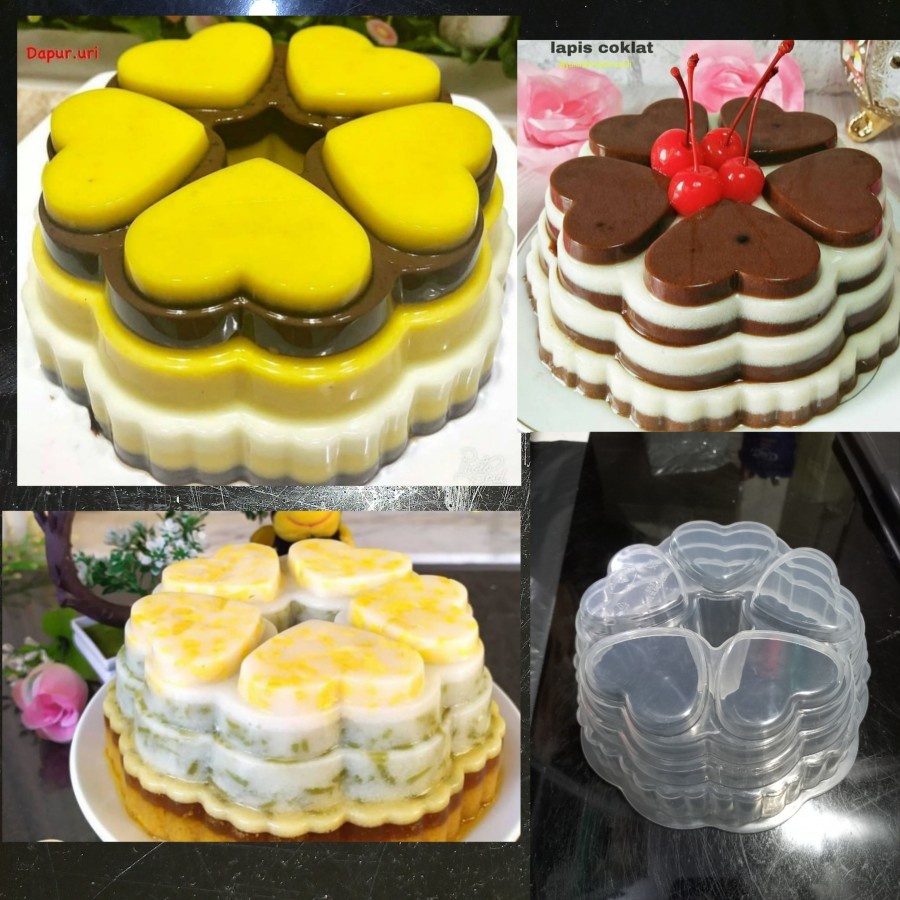 Jual Loyang Puding Love Valentine Cetakan Agar Puding | Shopee Indonesia