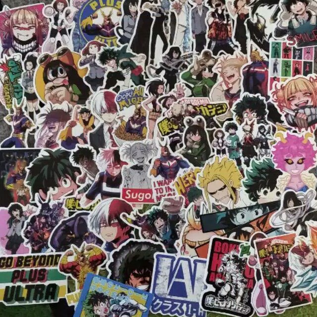 Jual HARGA ISI 30 Stiker Anime Favorit Otaku Wibu Anime Lover ...