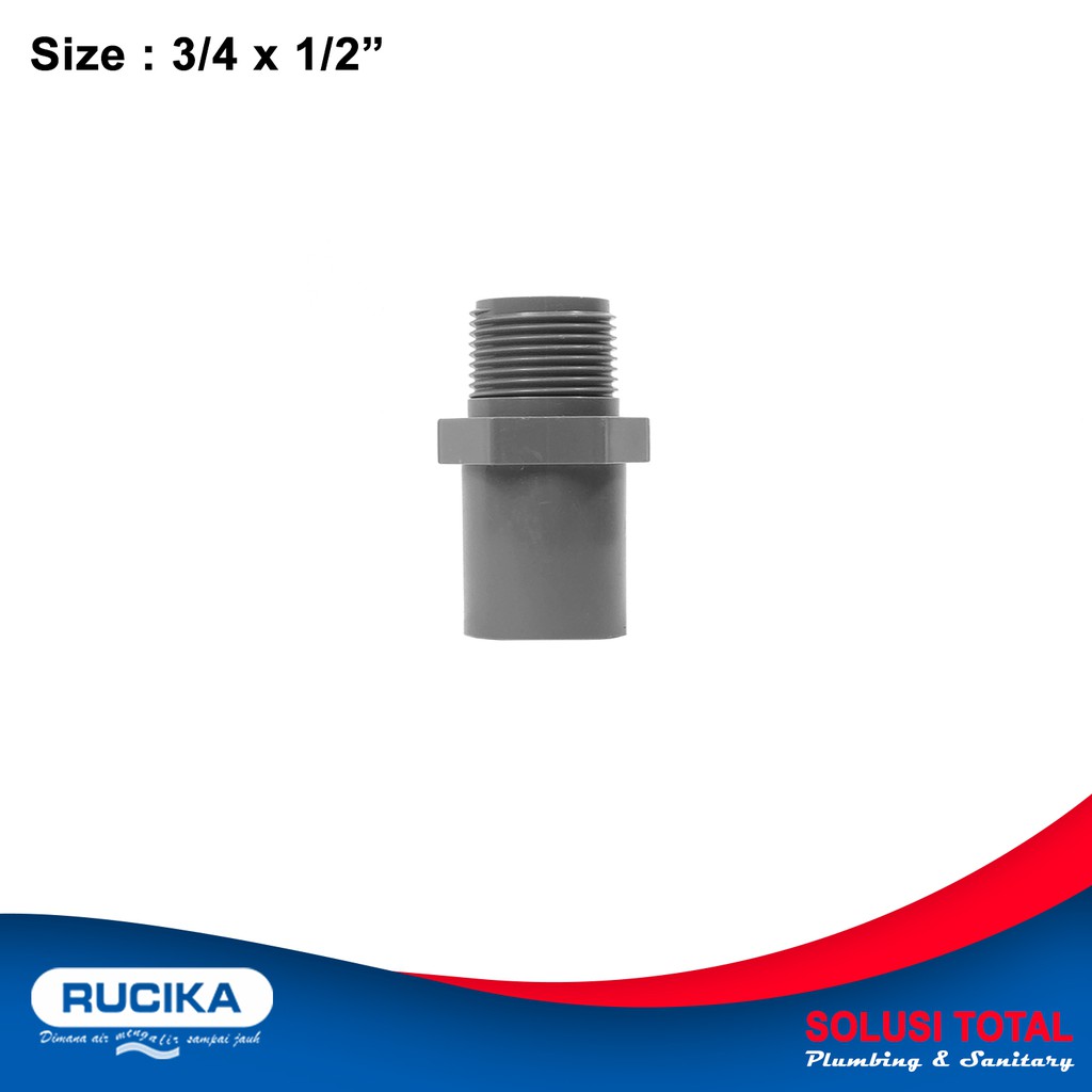 Jual Valve Socket SDL AW 3/4 x 1/2 " Sock Drat Luar 3/4 x 1/2 Inch ...