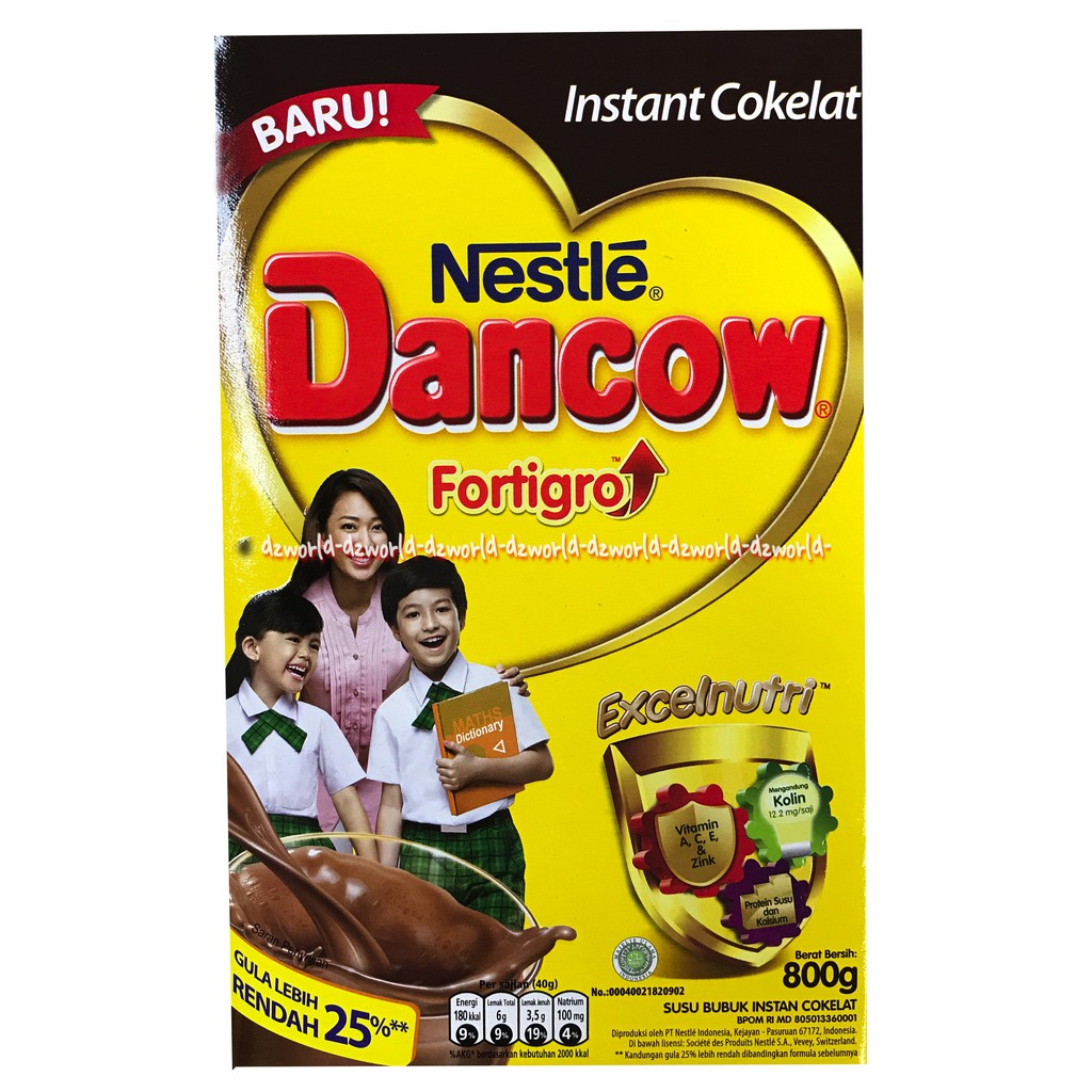 Jual Nestle Dancow Fortigo Instan Coklat 800gr Susu Bubuk Anak Untuk ...