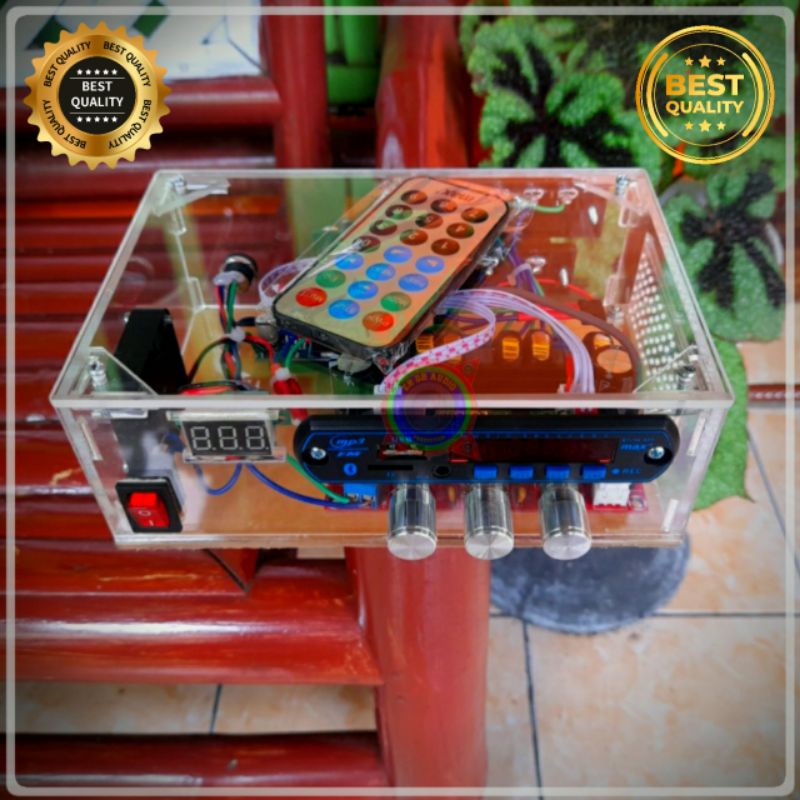 Jual Power Amplifier Mobil/Truk/Rumahan (Box Acrylic)+Filter Subwoofer ...