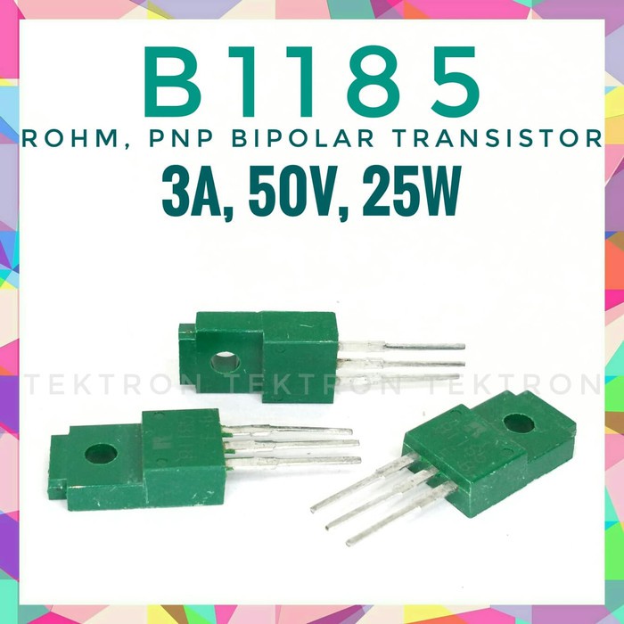 Jual B1185 PNP bipolar transistor 3A 50V 25W, buatan ROHM japan | Shopee Indonesia