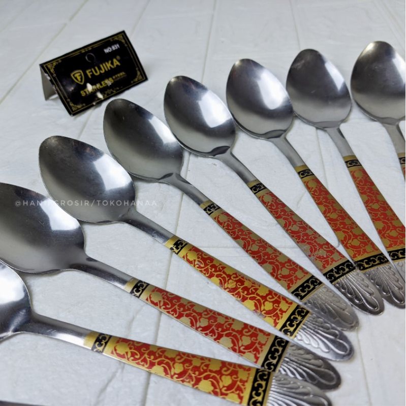 Jual Sendok Motif Batik Stainless Fujika | Shopee Indonesia
