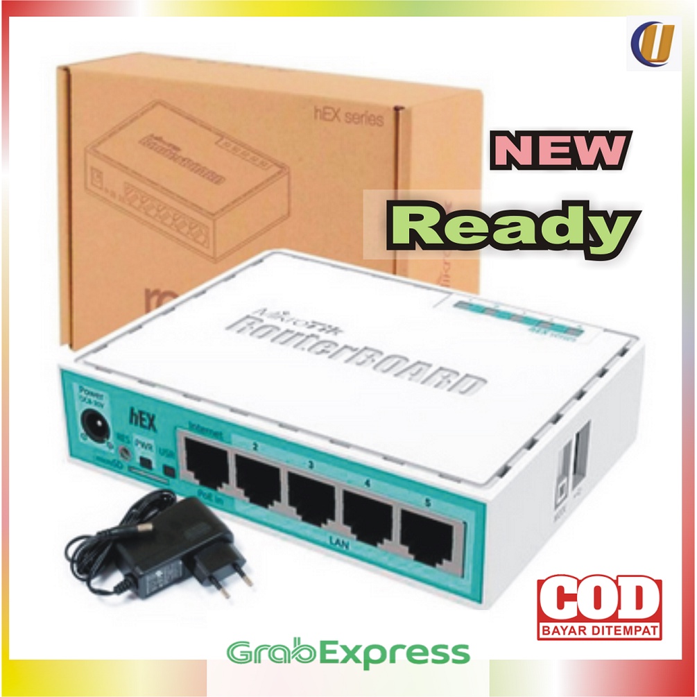 Jual Router Mikrotik RB750GR3 [hex] Mikrotik RB750GR3 Routerboard (hEX ...