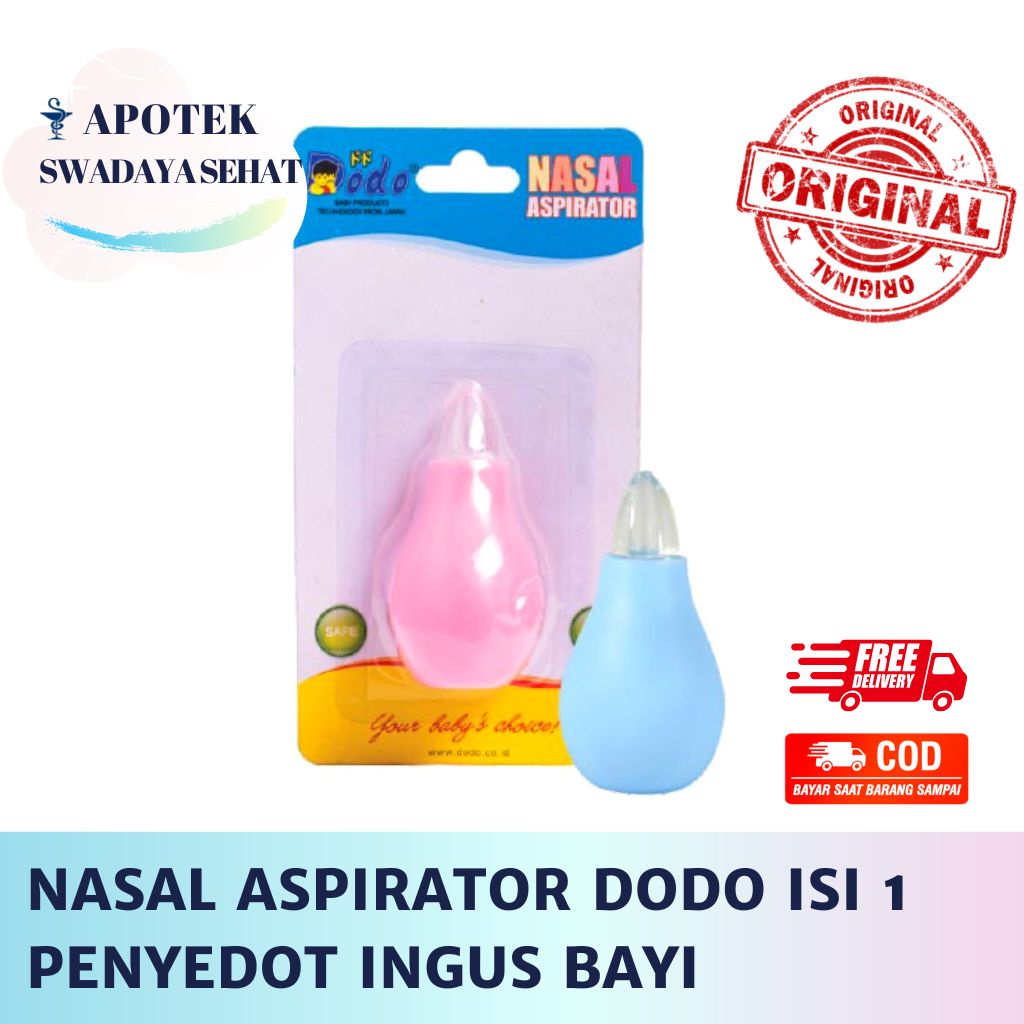 Jual NASAL ASPIRATOR DODO ISI 1 Jessen Dodo DAC-018 Nasal Aspirator ...