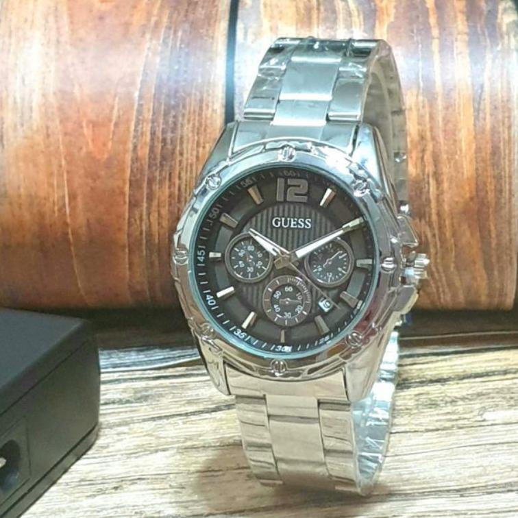 Jual JAM TANGAN GUESS TANGGAL AKTIF VARIASI CHRONO FREE BOX ‣ CPV ...