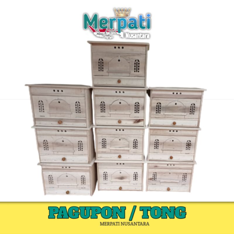 Jual Pagupon Tong Merpati Bahan Kayu Waru | Shopee Indonesia