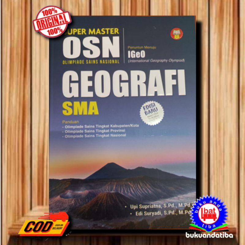 Jual BUKU SUPER MASTER KSN KOMPETISI SAINS NASIONAL GEOGRAFI SMA/MA | Shopee Indonesia