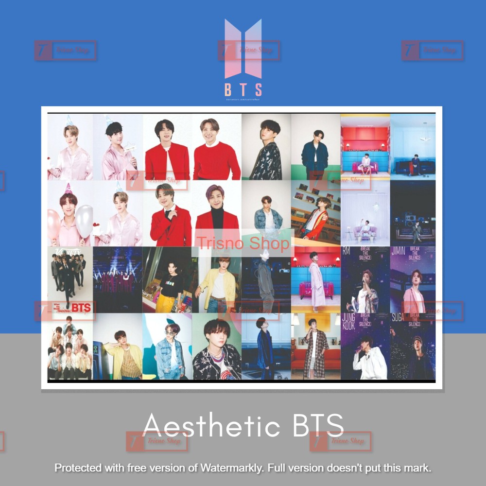 Jual BTS - Aesthetic Poster || Wallposter || Collagekit || Poster ...