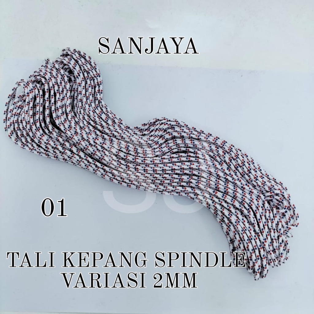Jual Tali Kepang Nilon Ukuran 2mm / Tali Sumbu / Tali Kepang Sumbu ...