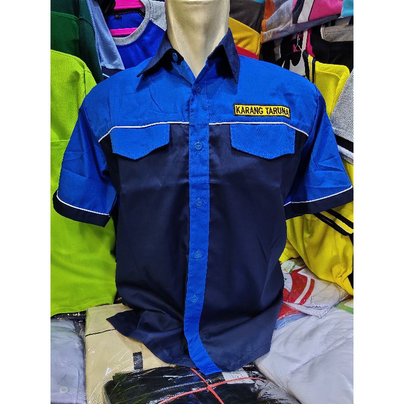 Jual BAJU SERAGAM KARANG TARUNA + BORDIR | Shopee Indonesia