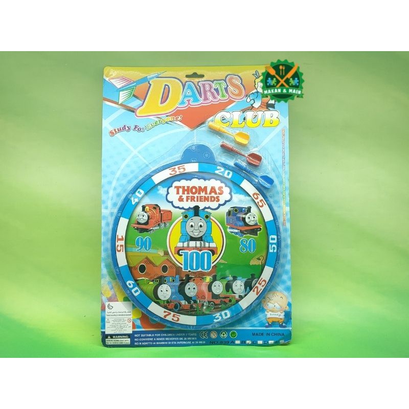 Jual Mainan Dart Club Motif Gambar Thomas & Friends Lempar Anak Panah ...