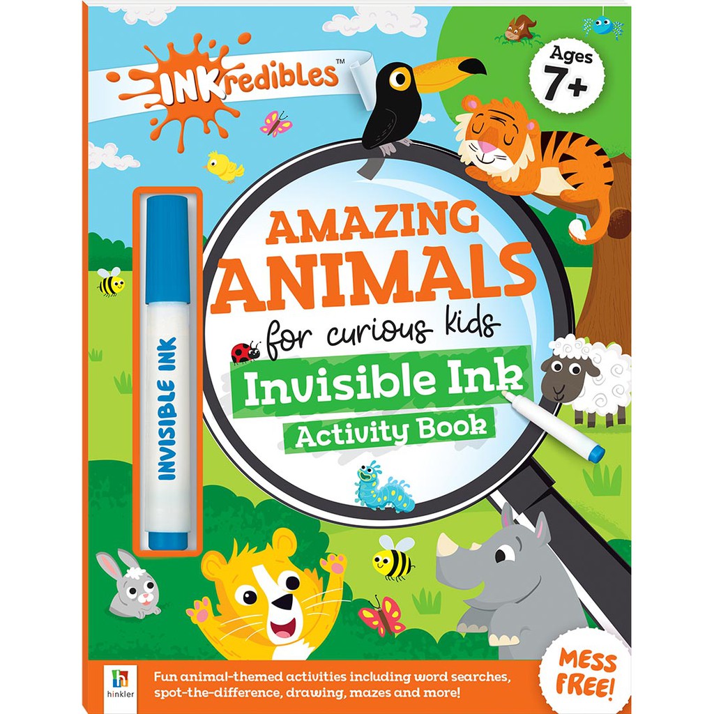 Jual Inkredibles: Invisible Ink Activity Book. Ready : math, animals ...