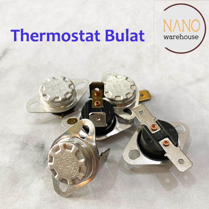 Jual Thermostat Thermodisc Termostat Bulat Suhu Pemutus Arus Dispenser Magic Jar 10A 75 - 135 ...